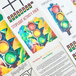 Stoplight Activity Pack | Preschool Kindergarten | Digital | Homeschool ...