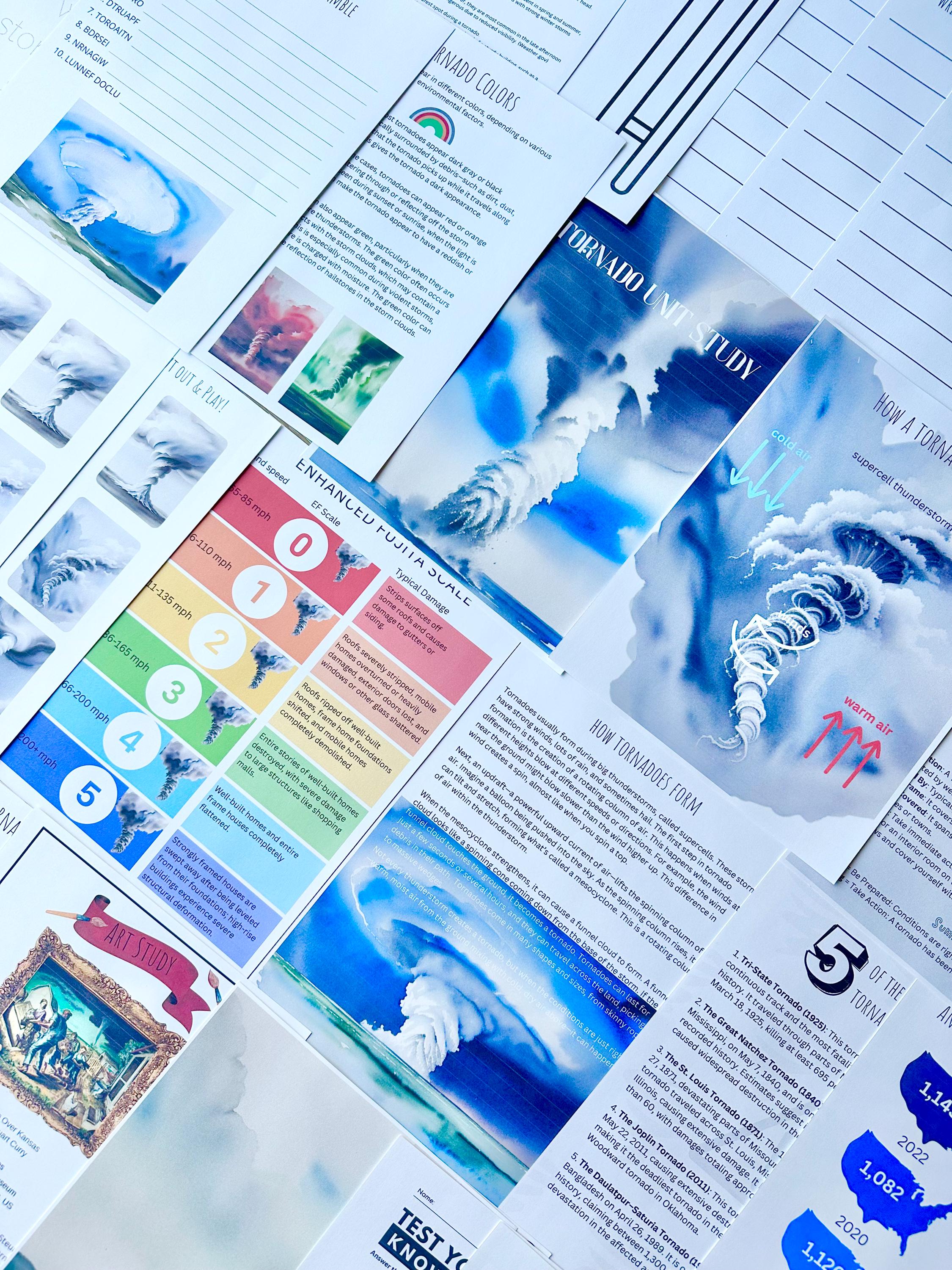 Tornado Unit Study | Extreme Weather | Natural Disaster | Twister ...