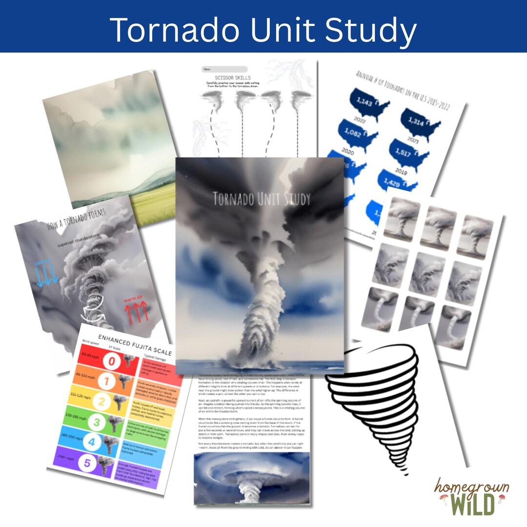 Tornado Unit Study | Extreme Weather | Natural Disaster | Twister ...