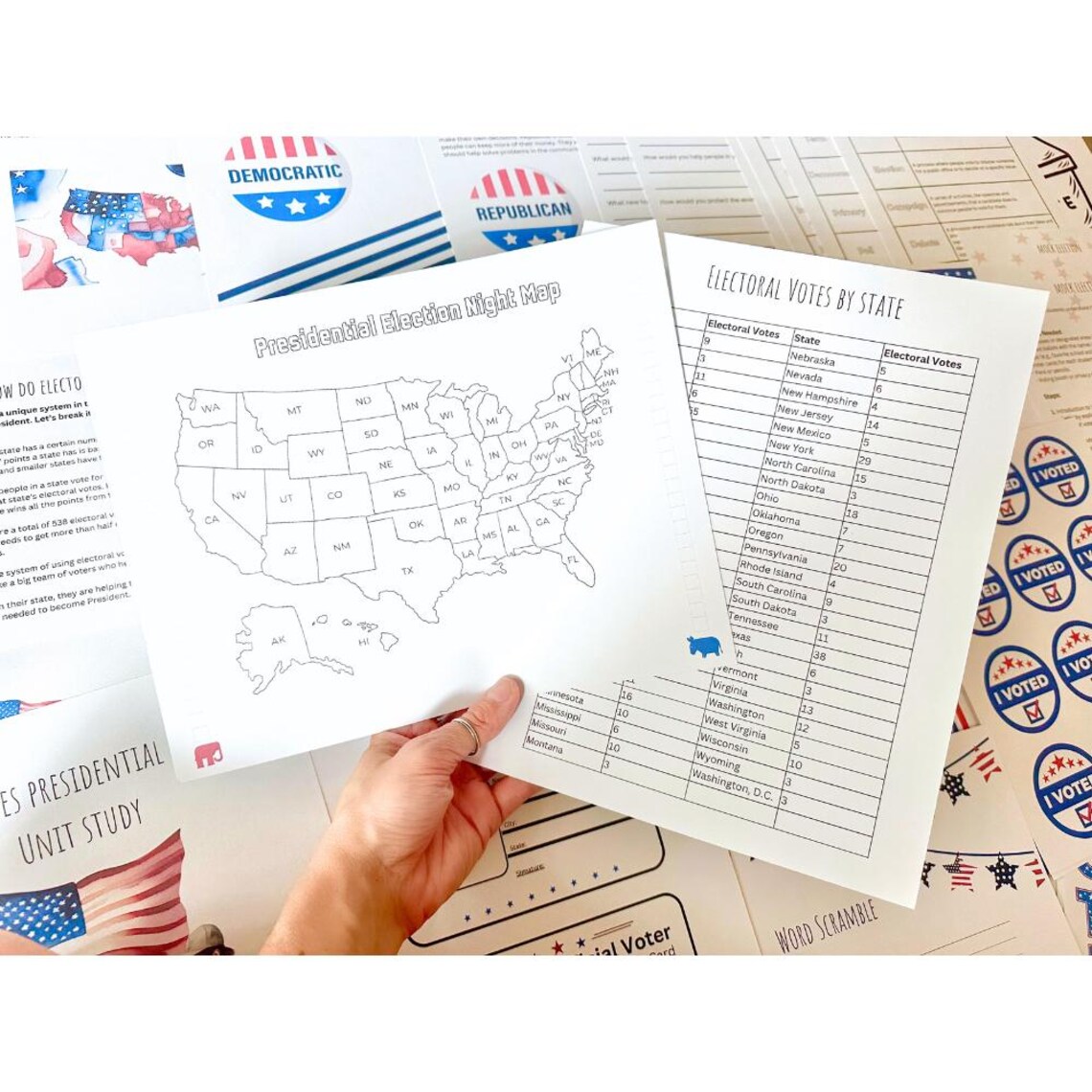 Presidential Election Unit Study: US Government, Homeschool (PDF ...