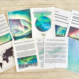 Northern Lights Unit Study Aurora Borealis Digital Homeschool ...