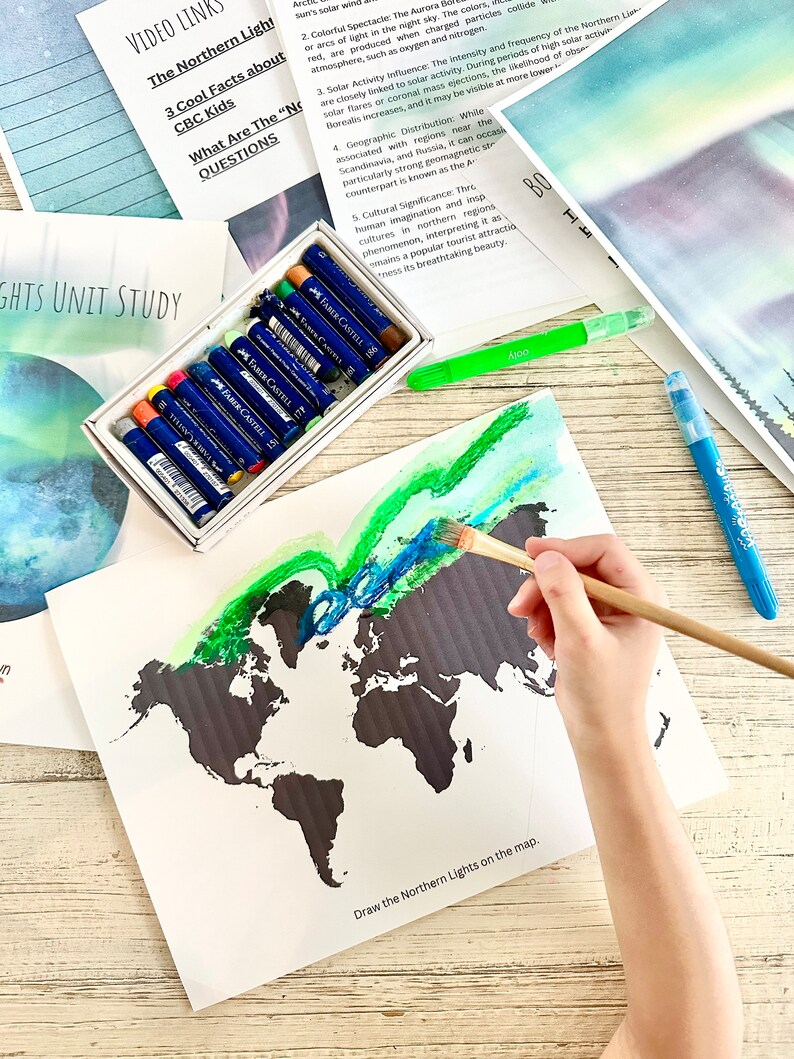 Northern Lights Unit Study | Aurora Borealis | Digital Homeschool ...