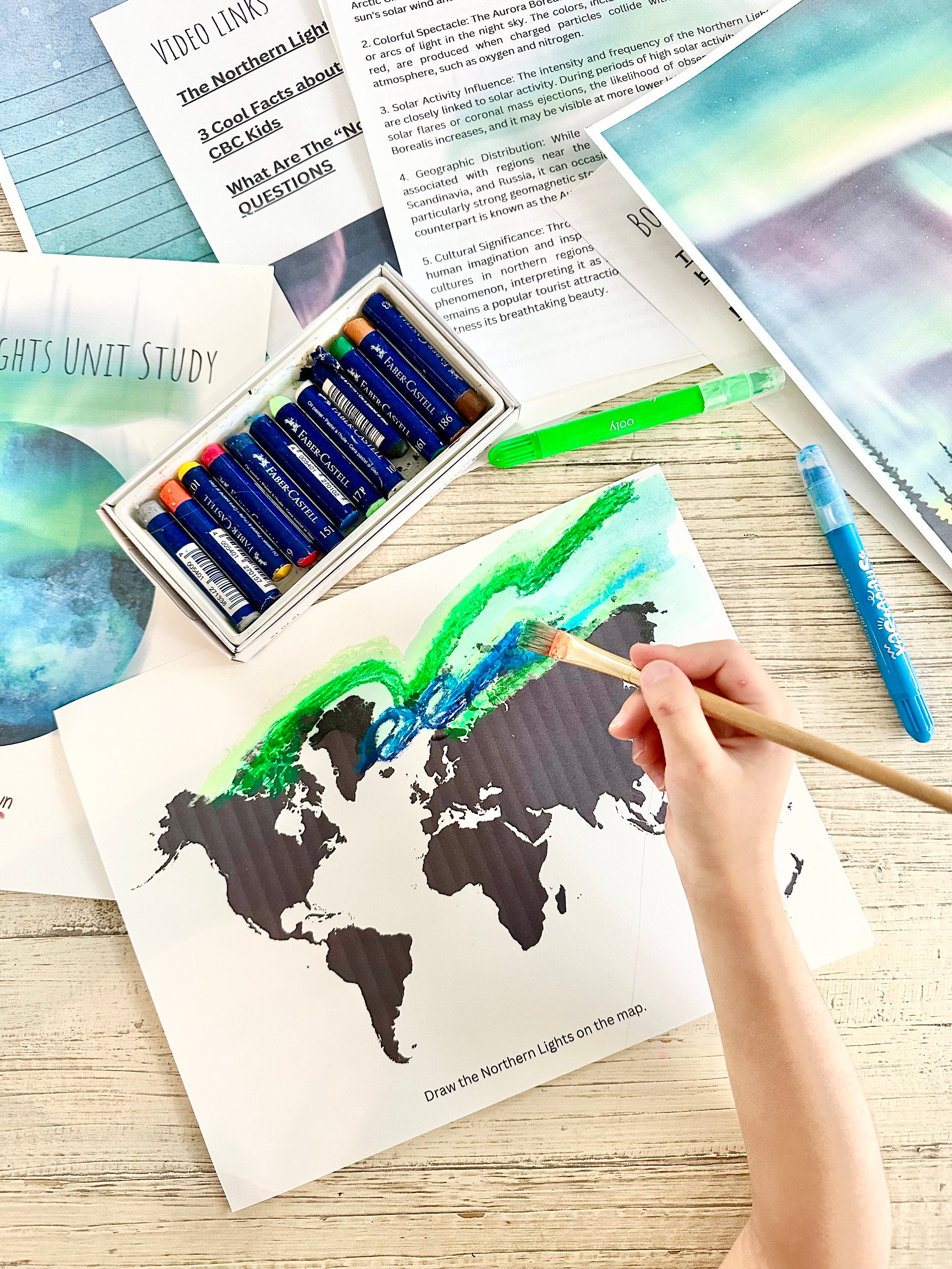 Northern Lights Unit Study | Aurora Borealis | Digital Homeschool ...