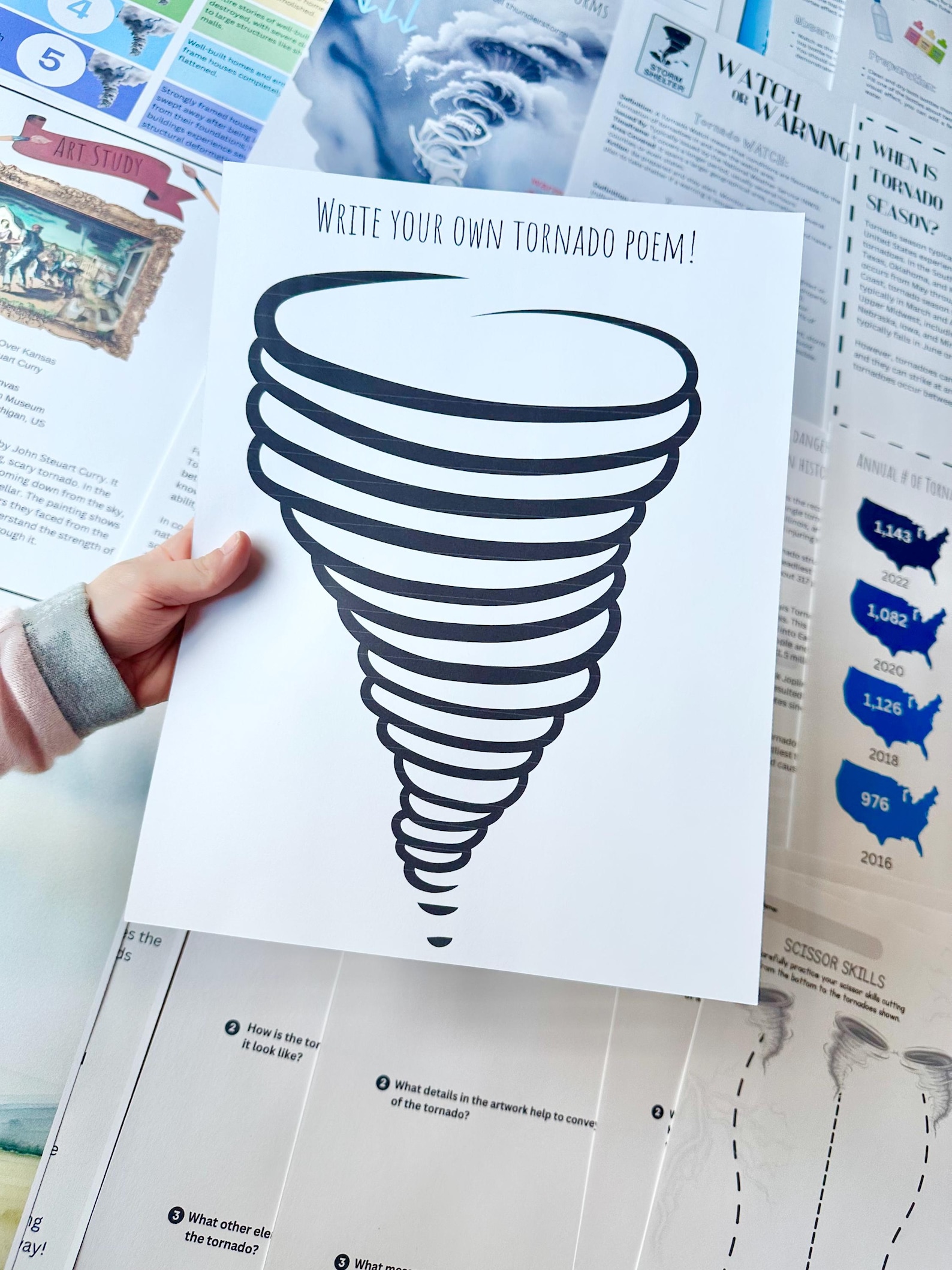 Tornado Unit Study | Extreme Weather | Natural Disaster | Twister ...