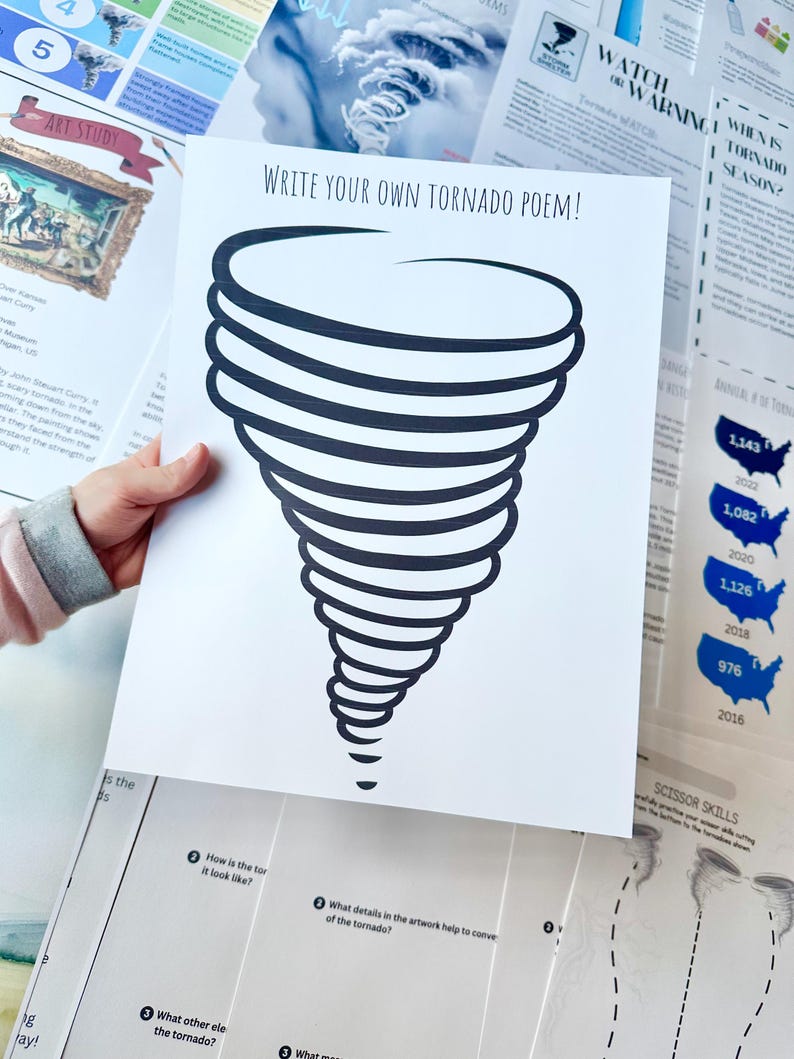Tornado Unit Study | Extreme Weather | Natural Disaster | Twister ...