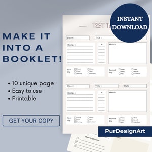Pottery Notes & Log Template: Stay Inspired With This Ceramic Journal ...