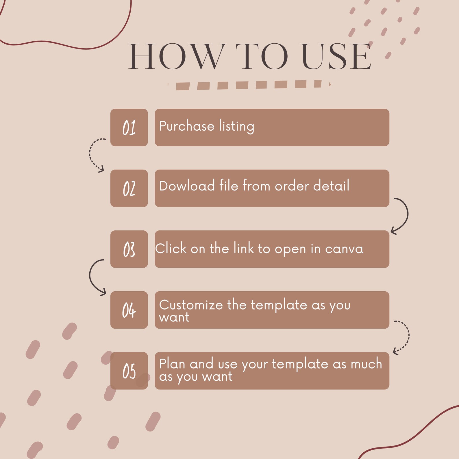 Minimal Price List Template, Editable Pricing Guide for Canva, Clean ...