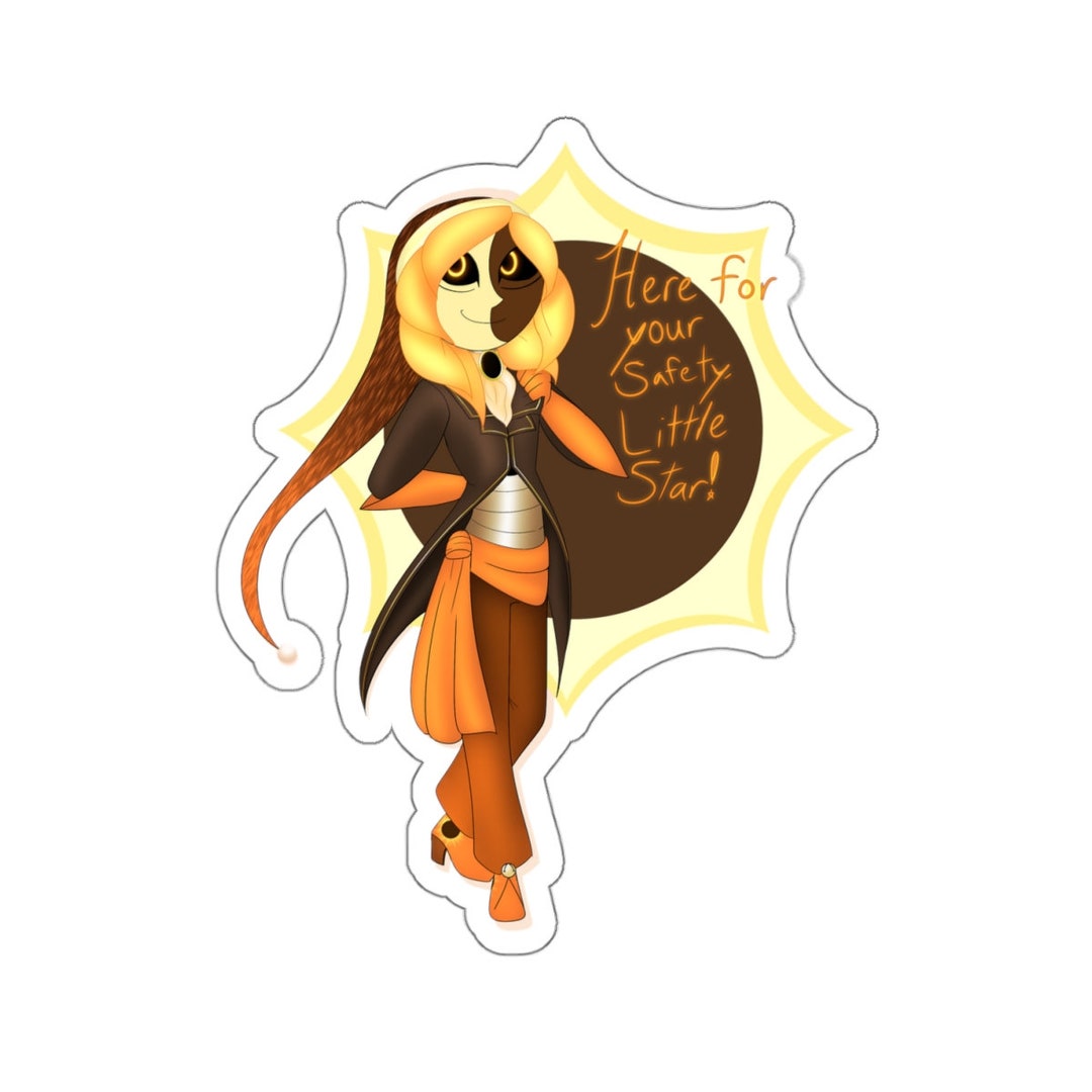 Here for Your Safety Elliot Eclipse Sticker - Etsy