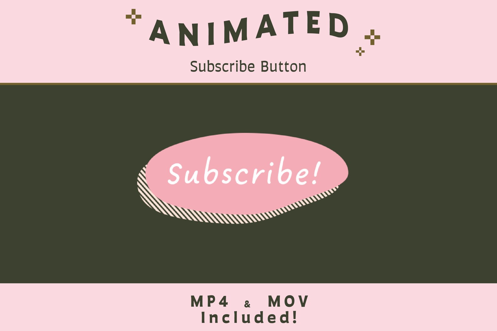 Animated Youtube Subscribe Button Animated Abstract Shape Subscribe ...