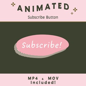 Animated Youtube Subscribe Button Animated Abstract Shape Subscribe ...