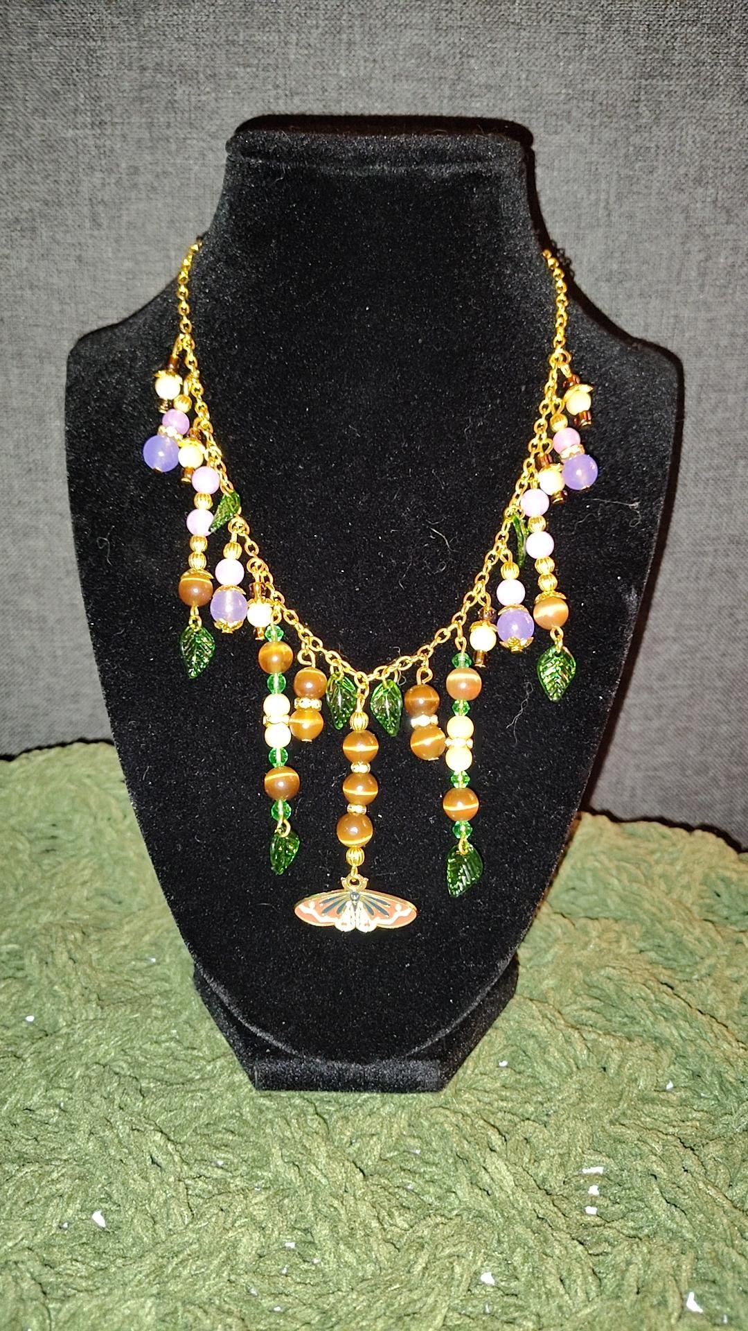 Handmade Fantasy Necklaces, Fantasy, Renaissance, Crystal Beads - Etsy