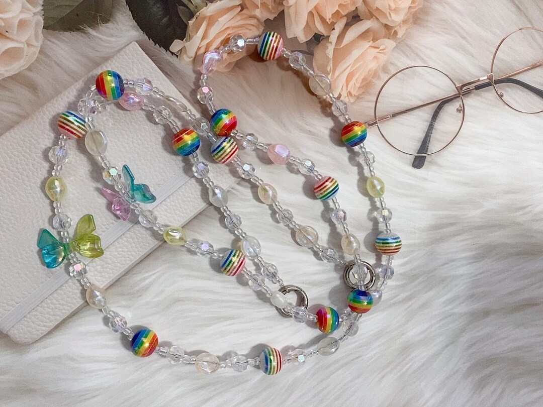 Extra-long Crossbody Phone Chain| Cell-phone Strap| Hands-free | Phone ...