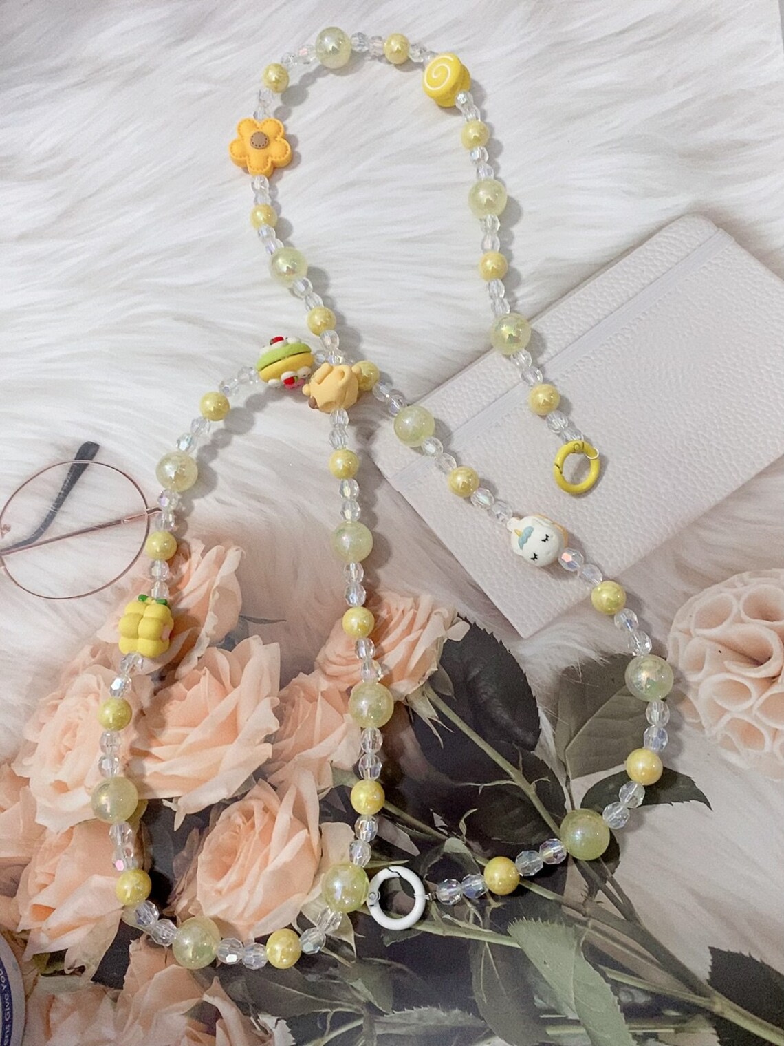 Kawaii and Cute Crossbody Phone Chain| Cell-phone Strap| Hands-free ...