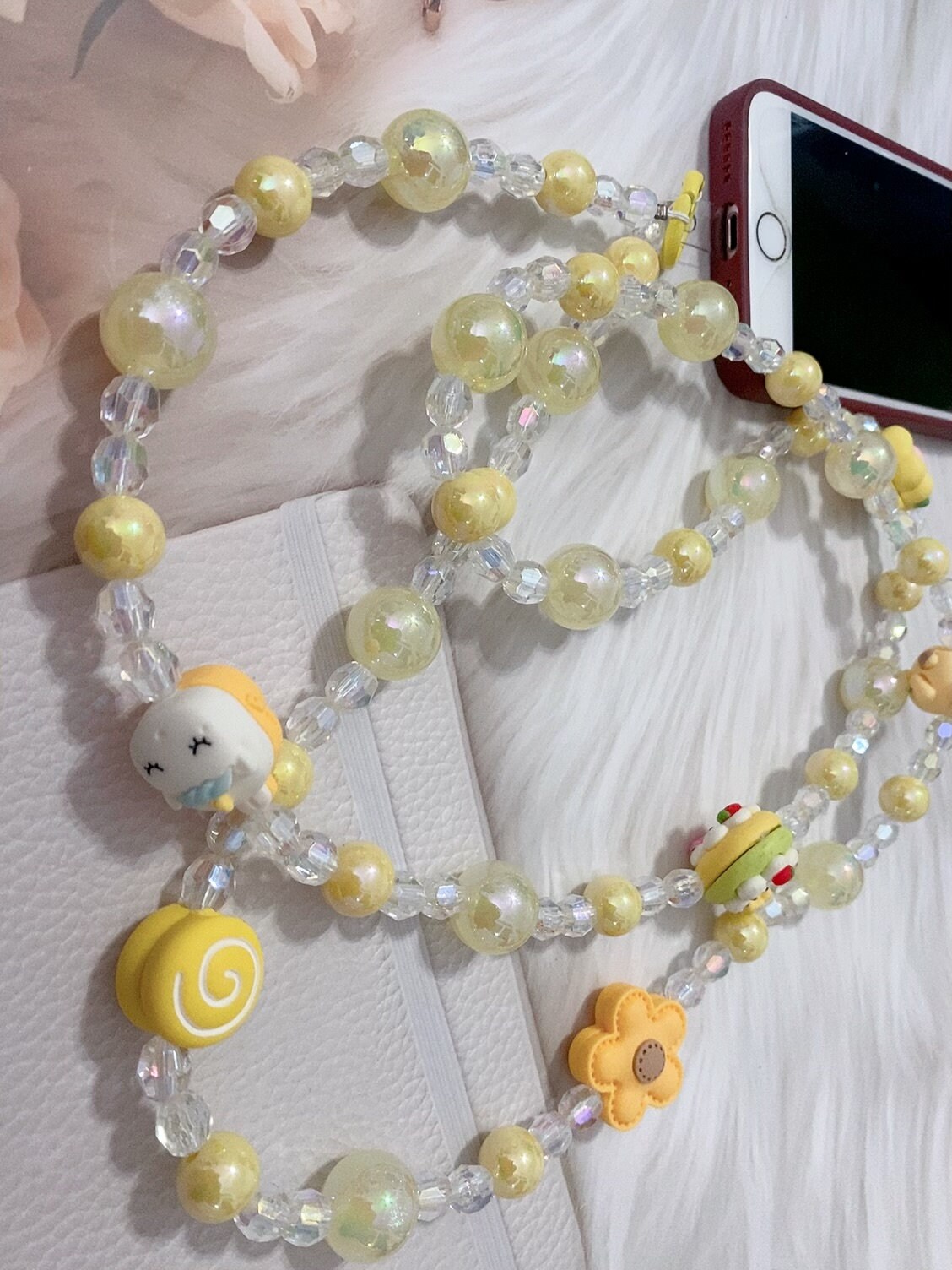 Kawaii and Cute Crossbody Phone Chain| Cell-phone Strap| Hands-free ...