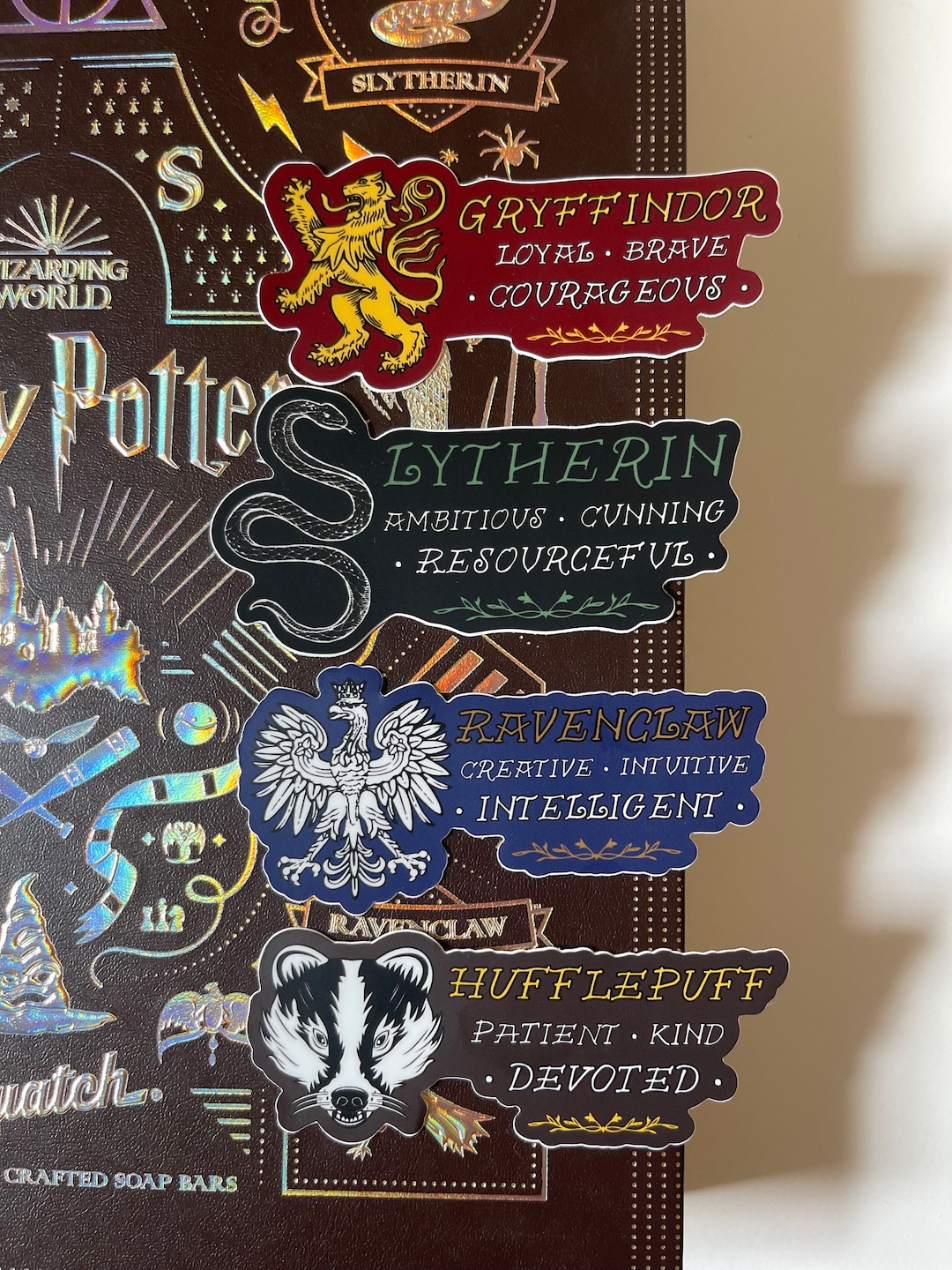 Hogwarts House Sticker Harry Potter Sticker House Gryffindor Hufflepuff ...