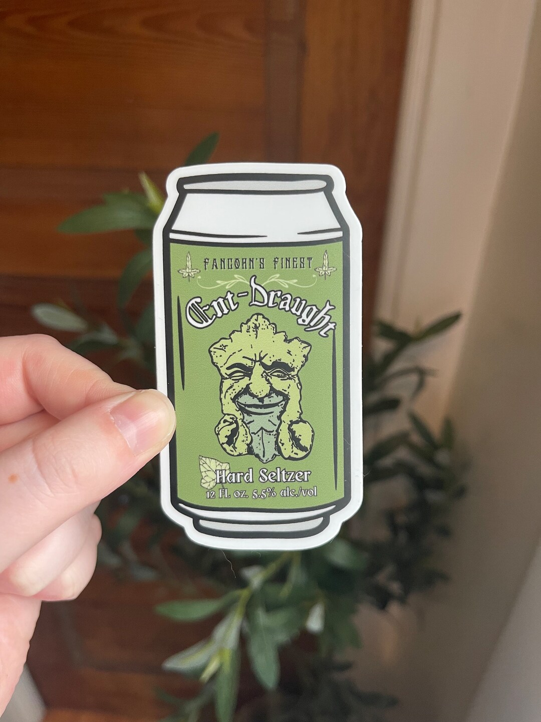 Ent Draught Wild Ale Sticker LOTR Sticker Hard Seltzer Sticker Tree ...