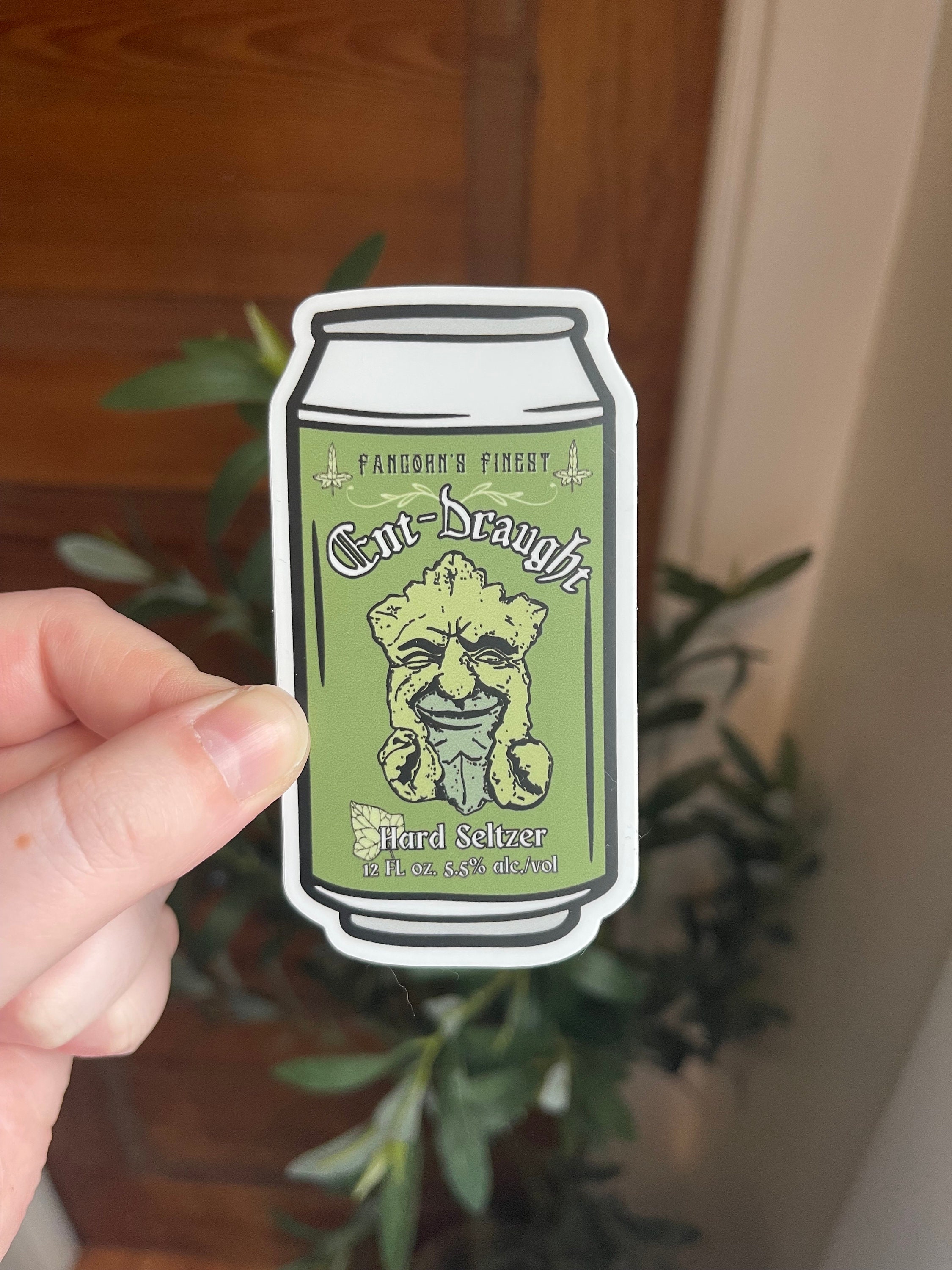 Ent Draught Wild Ale Sticker LOTR Sticker Hard Seltzer Sticker Tree ...