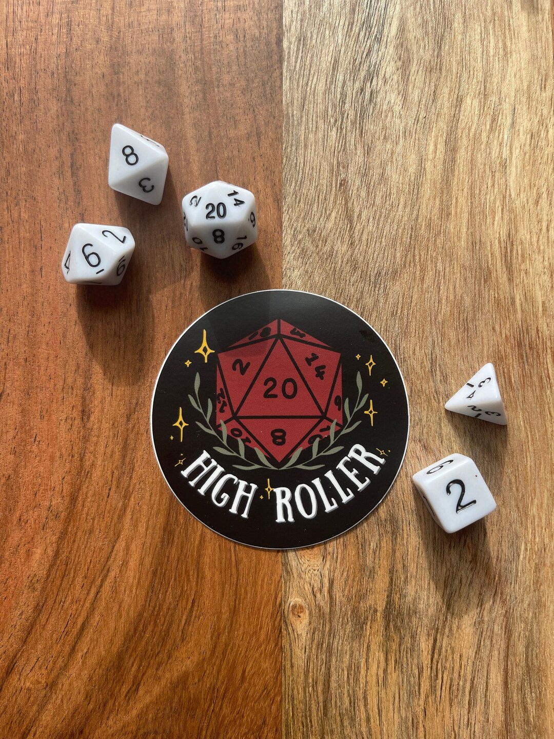 Dnd Sticker D20 Sticker for Gamers Gift Dnd Dice Roller Funny Dnd Vinyl ...