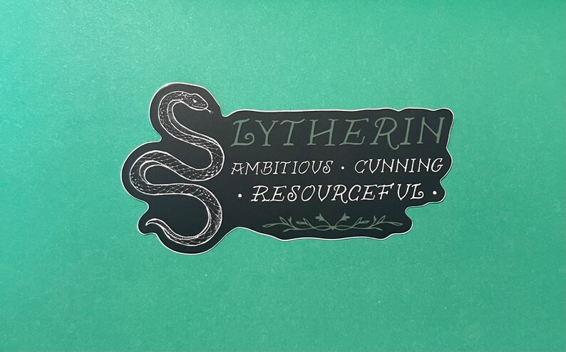 Hogwarts House Sticker Harry Potter Sticker House Gryffindor Hufflepuff ...