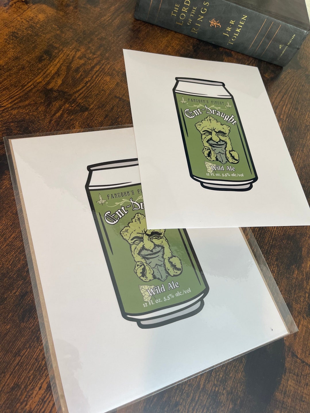 LOTR Inspired Print Ent Draft Wild Ale Craft Beer - Etsy