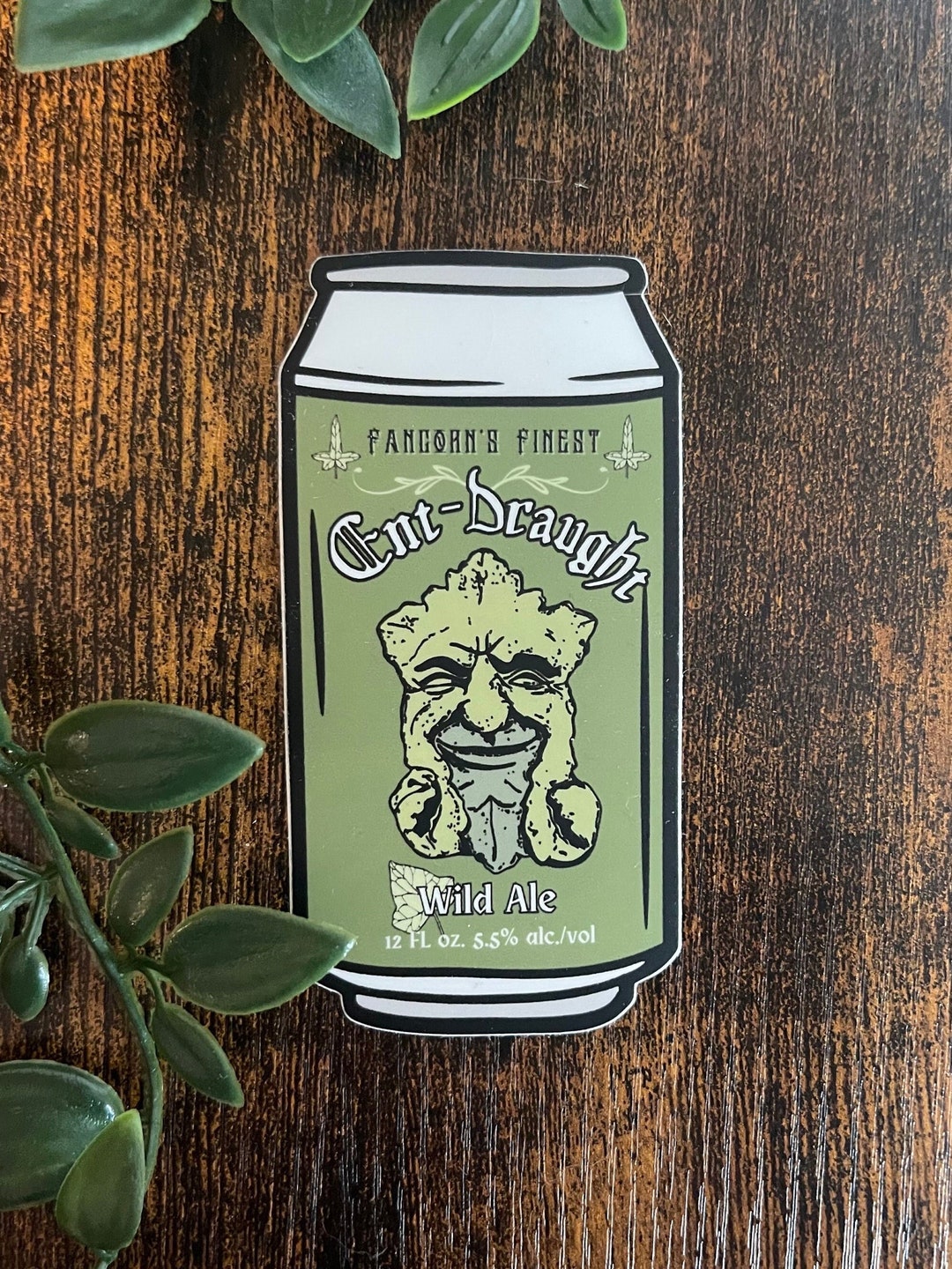 Ent Draught Wild Ale Sticker LOTR Sticker Hard Seltzer Sticker Tree ...