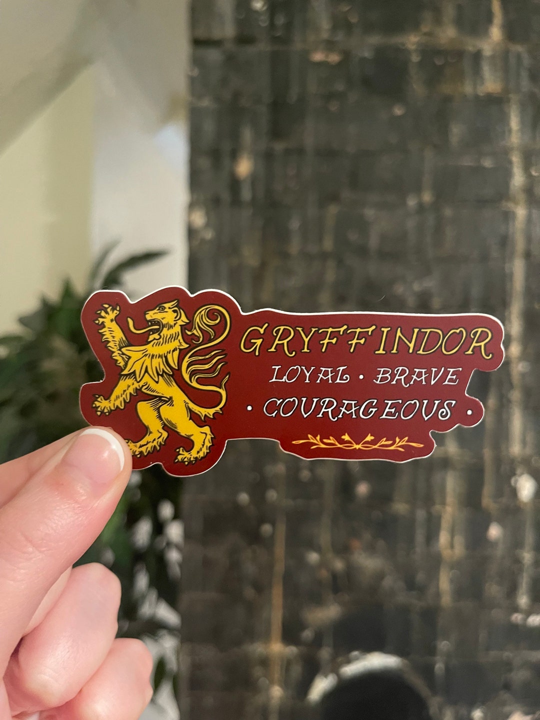 Gryffindor Sticker Harry Potter Sticker House Gryffindor HP Red ...