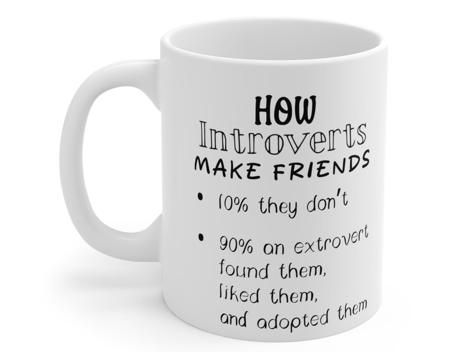Introvert Coffee Mug for Introverted Friends and Family Gift Idea With ...