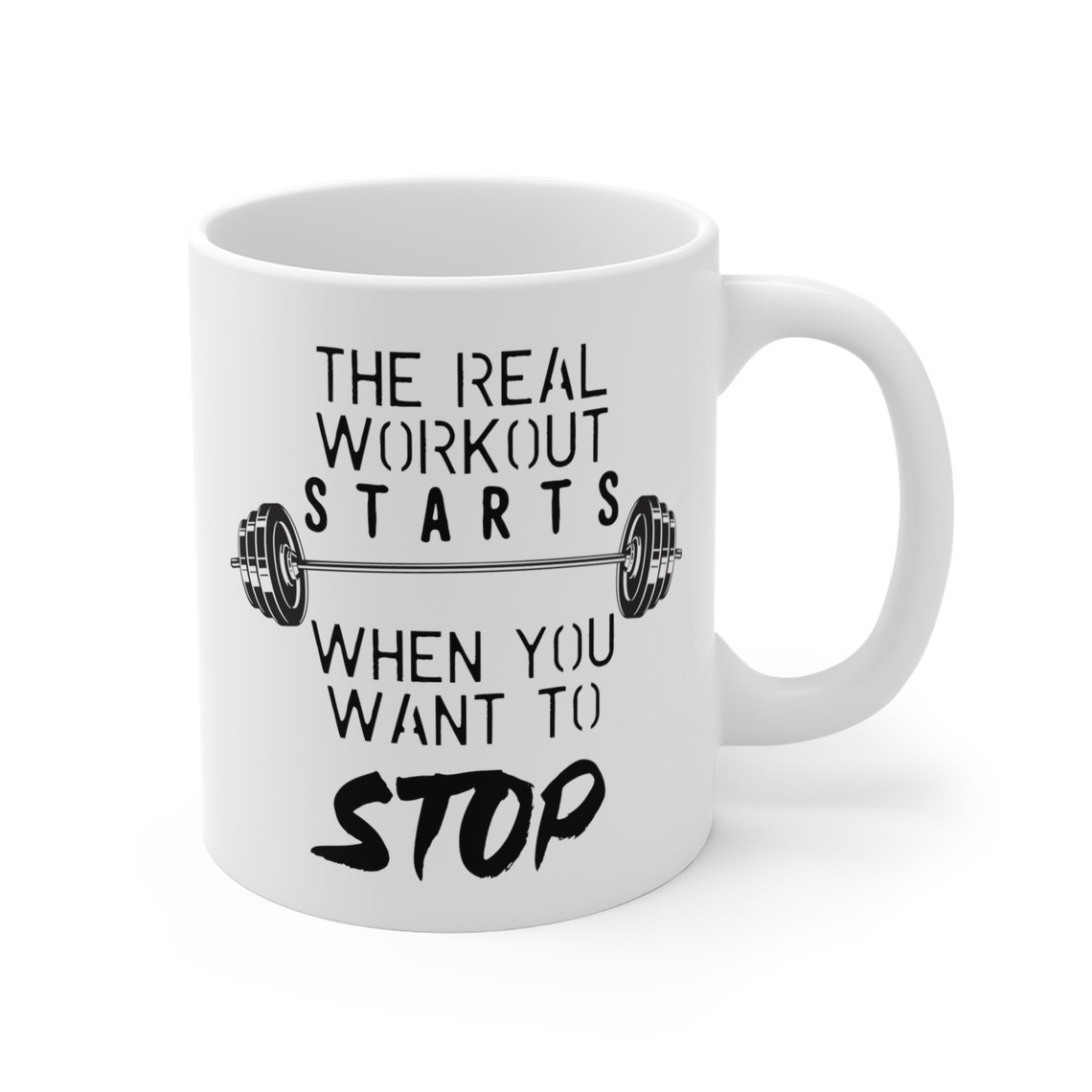 Weightlifting Power Lifter Coffee Mug Gift for Fitness and Motivation ...