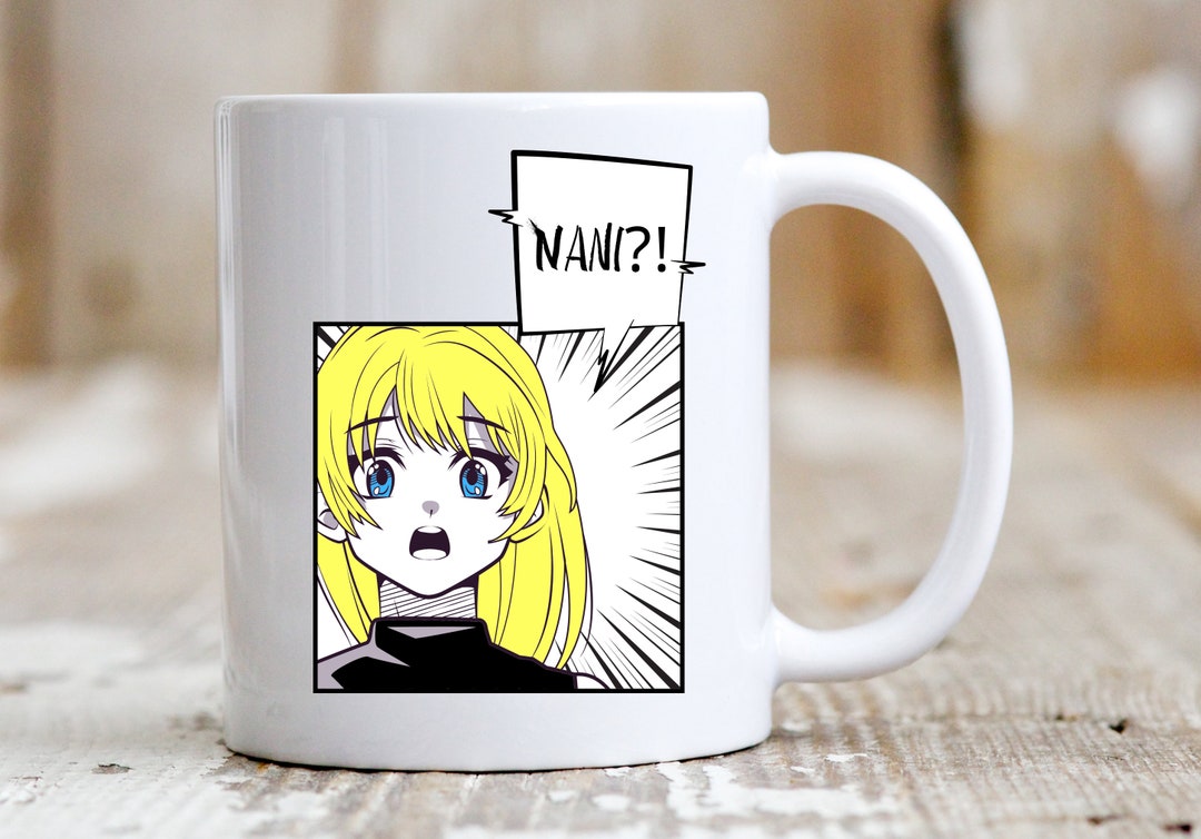 Cute Anime Coffee Mug Anime Girl Gift for Otaku and Anime Fan Theme ...