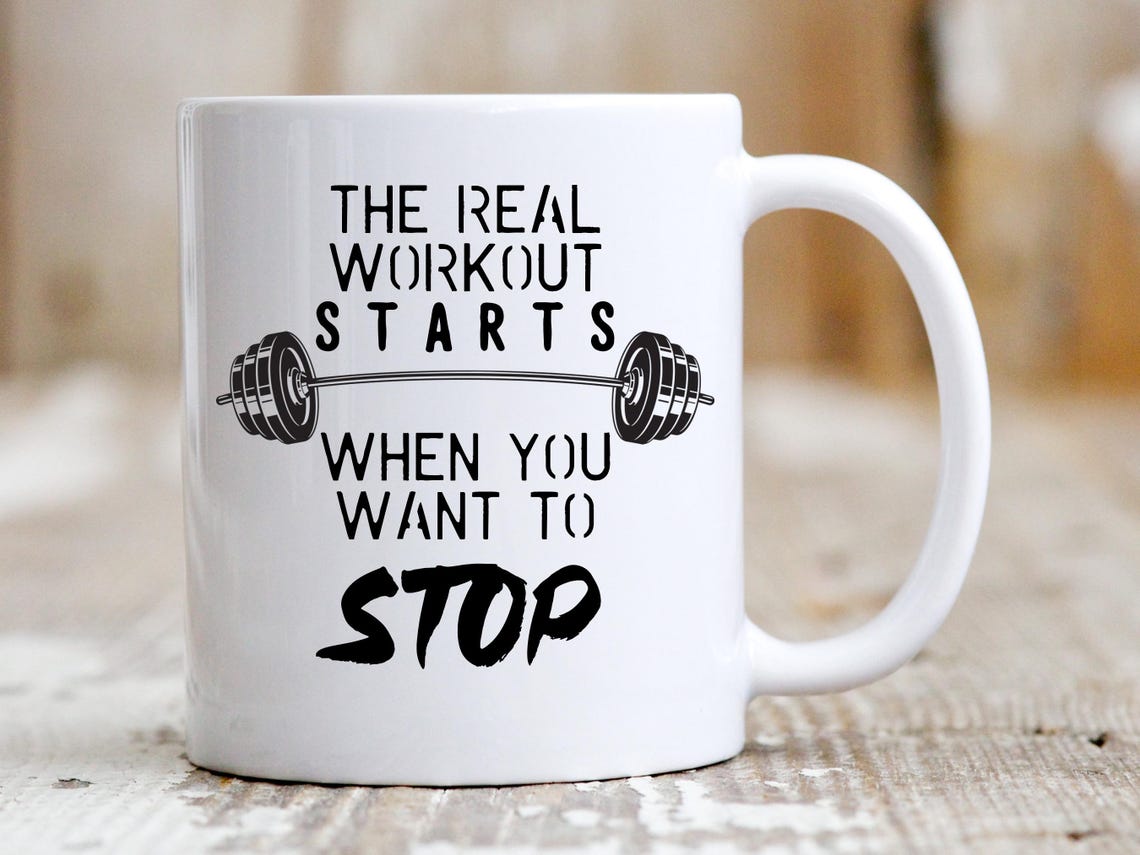 Weightlifting Power Lifter Coffee Mug Gift for Fitness and Motivation ...