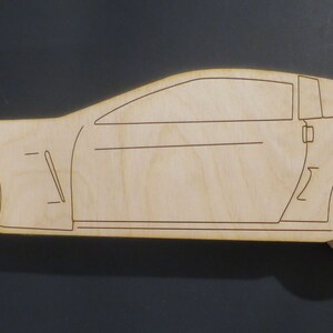 3D Laser Cut C6 Z06 Chevrolet Corvette Coupe Wood Plywood Highly ...