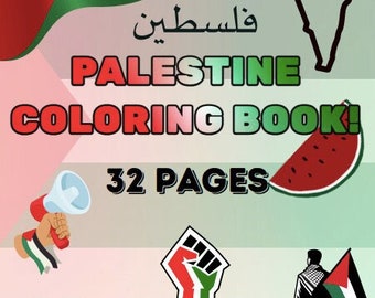 Printable Palestine Jpeg Coloring Pages, Downloadable Digital Palestine ...