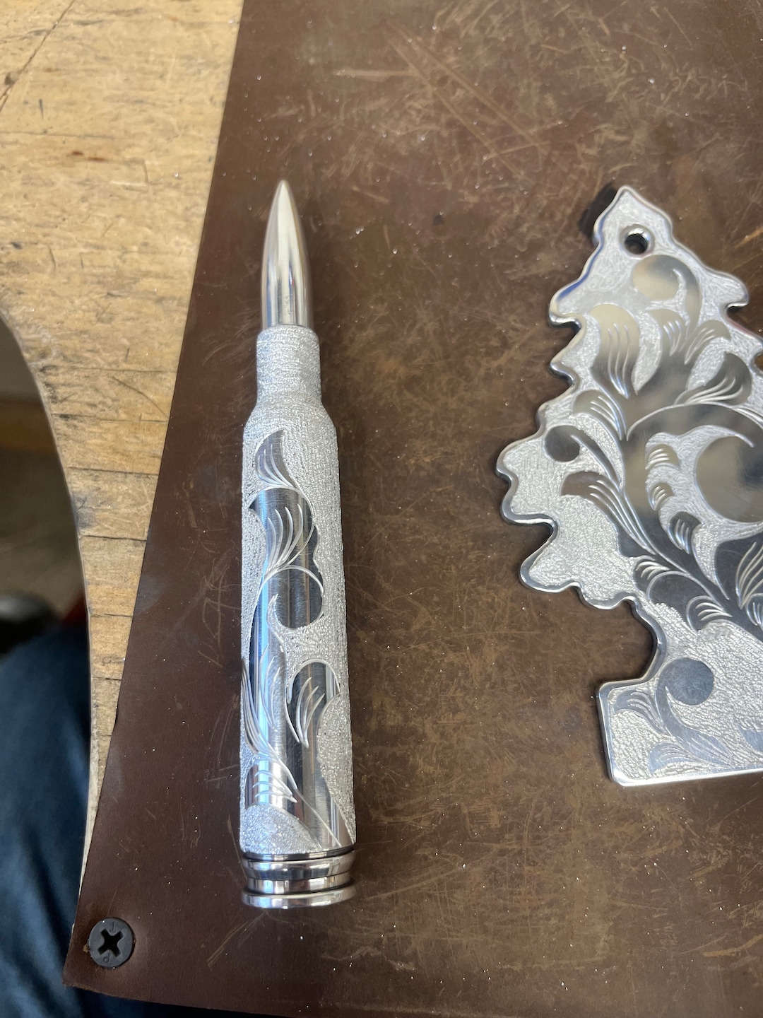 Polished Hand Engraved Bullet Antennas - Etsy