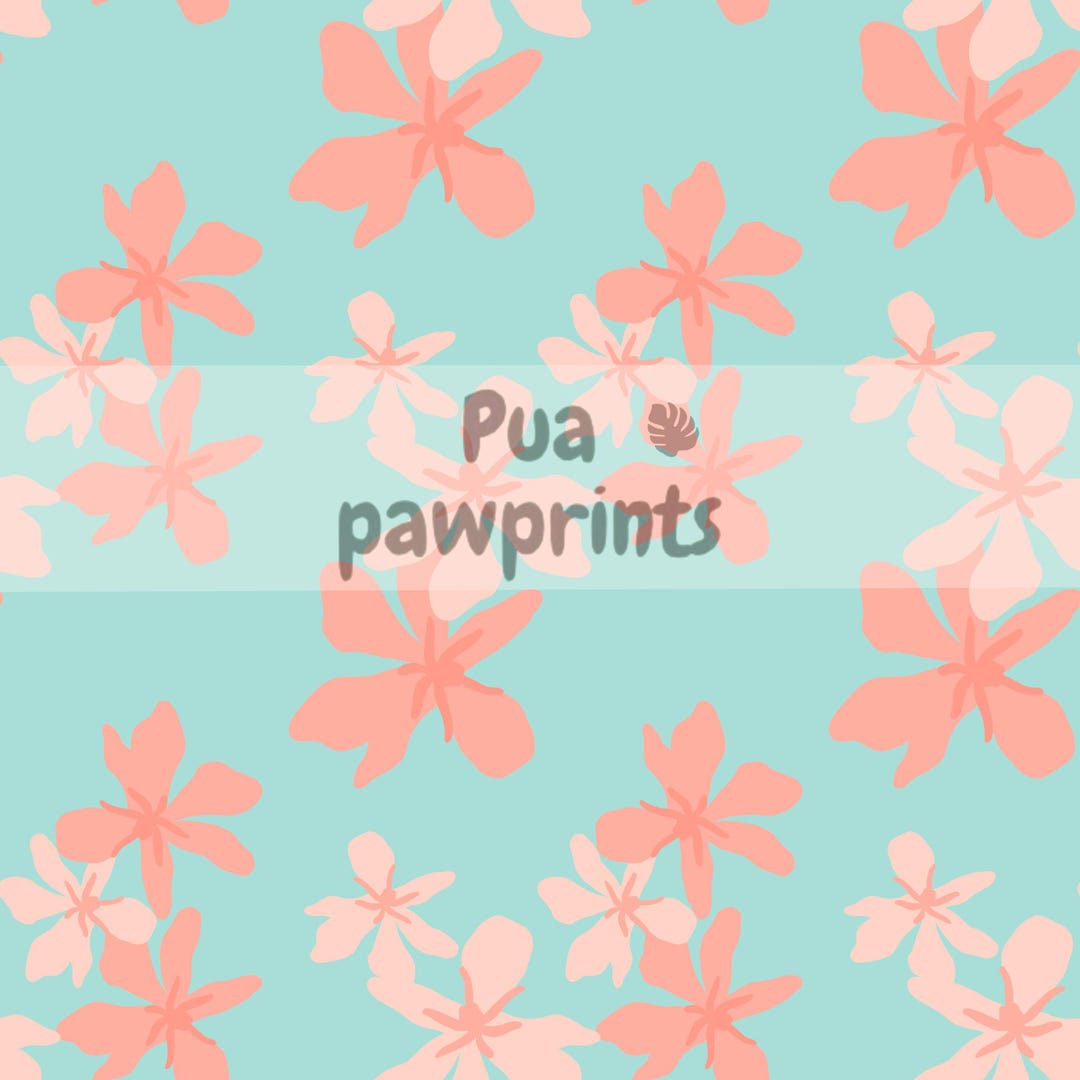 Spring Tiare Seamless Pattern Png - Etsy