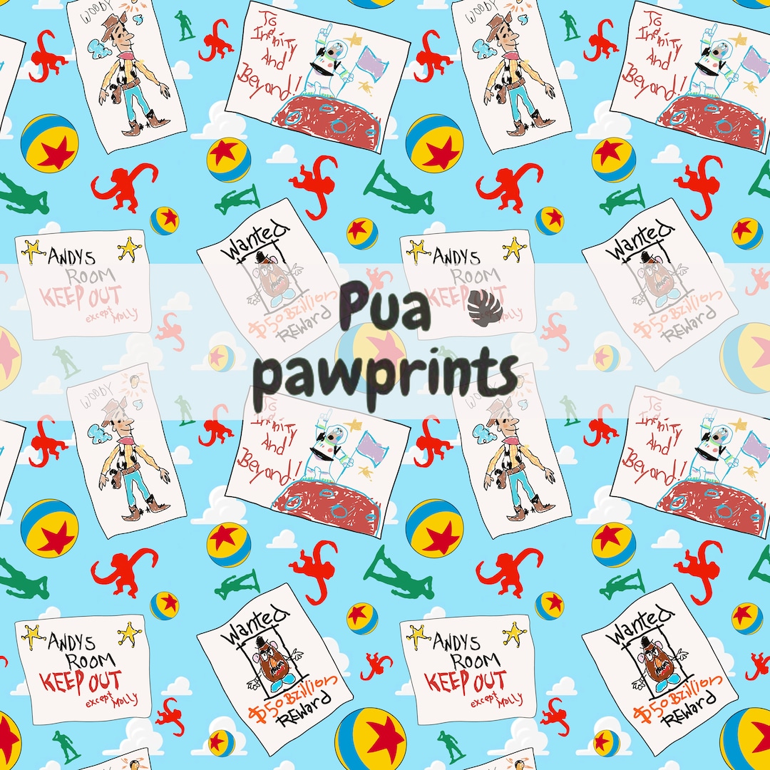 Andy’s Room Seamless Pattern - Etsy