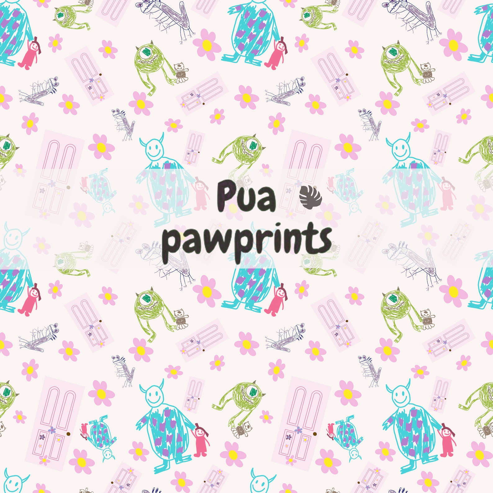 Boo’s Drawings Seamless Pattern - Etsy