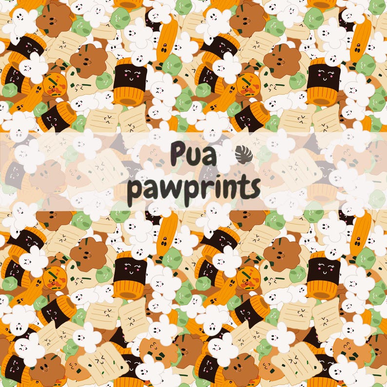 Hurricane Popcorn Seamless Digital PNG File - Etsy