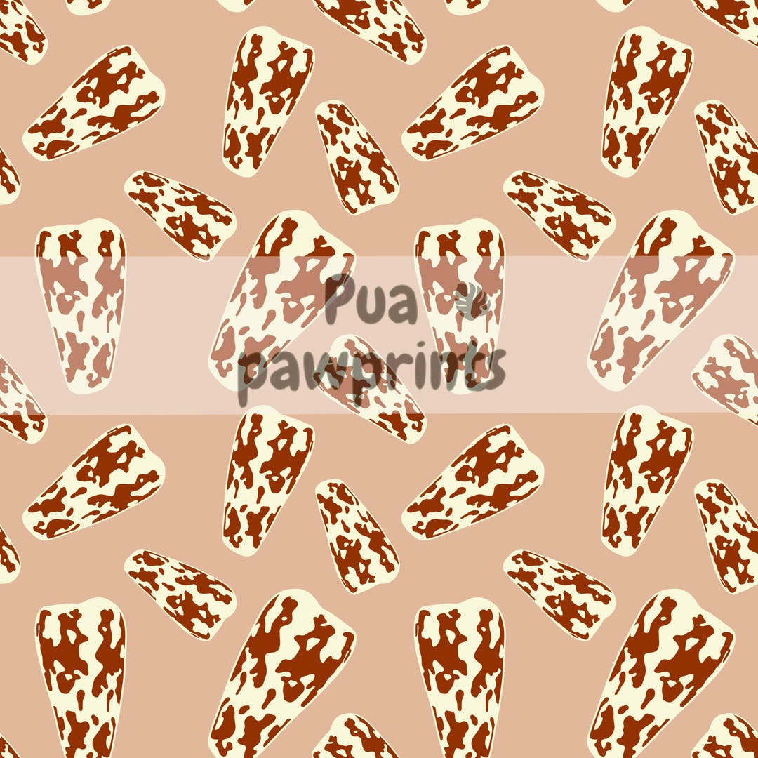 Shell Huntah Seamless Digital Pattern - Etsy