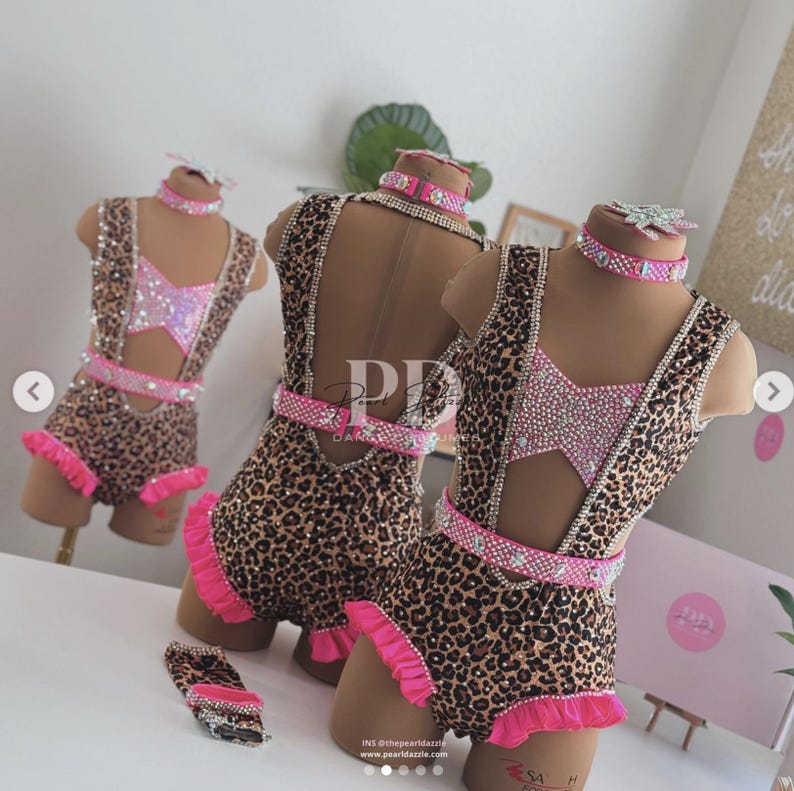 Leopard/custom Colors Themed Jazz Musical Dance Costume - Etsy