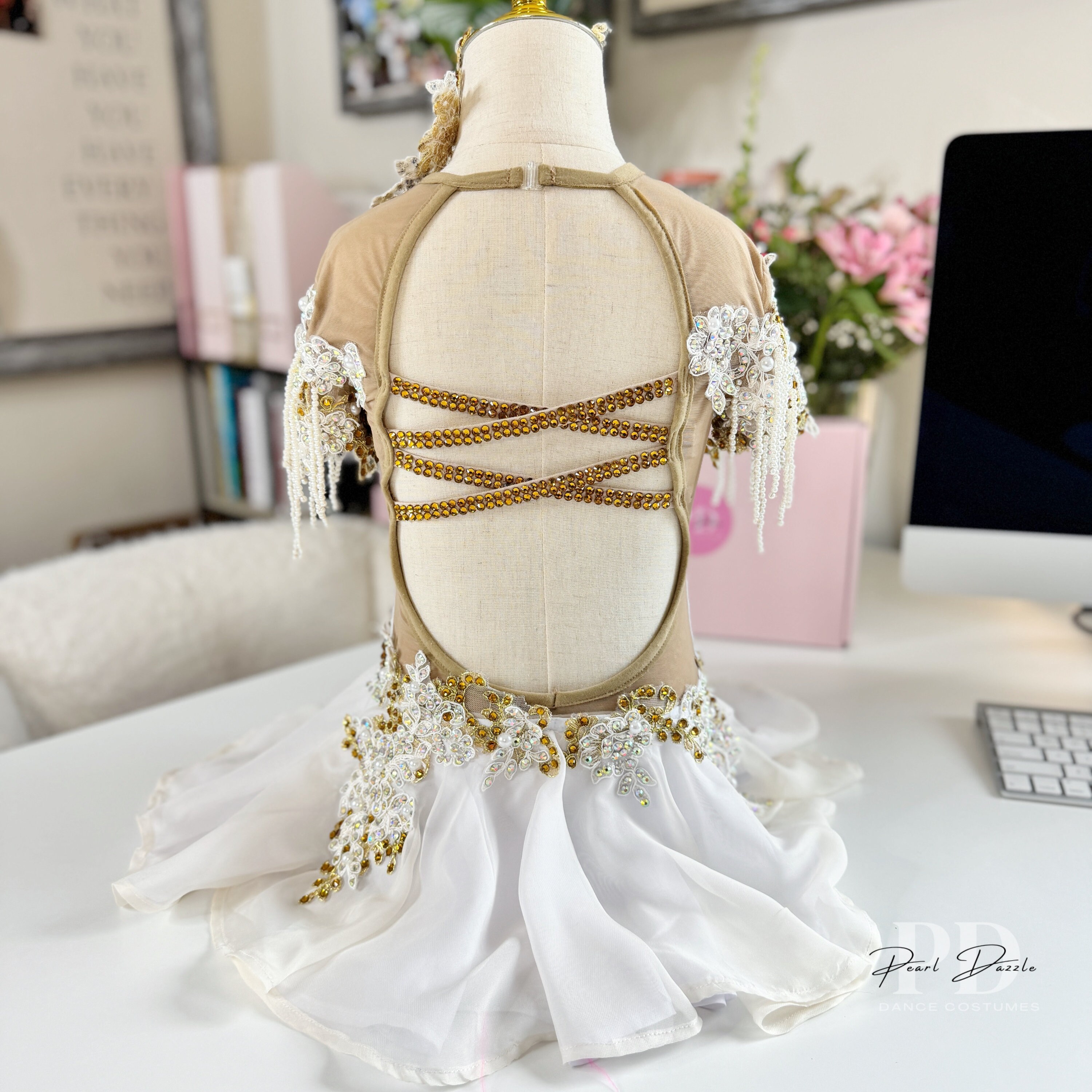 Made to Order Champagne Royale customized Costume Lyrical Dance - Etsy