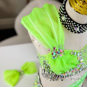 Made to Order Sassy Neon Glam Jazz Dance Costume - Etsy