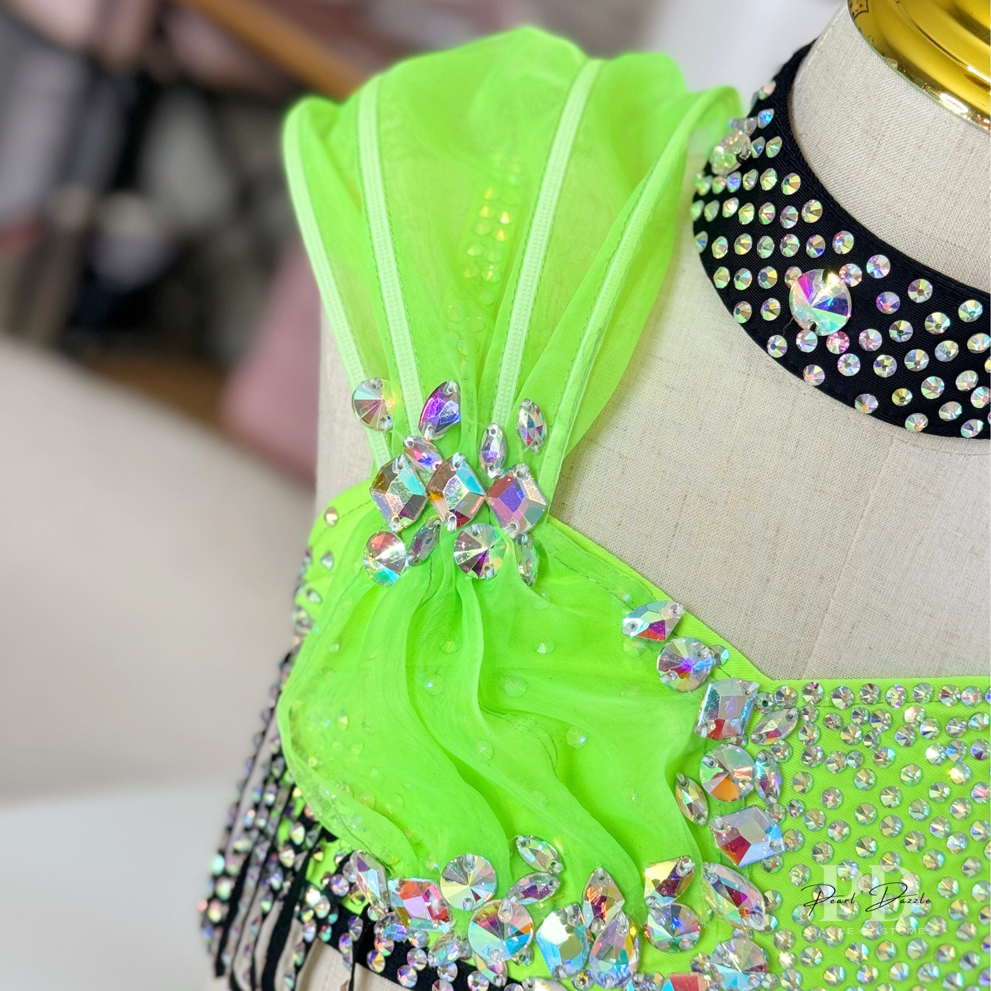 Made to Order Sassy Neon Glam Jazz Dance Costume - Etsy