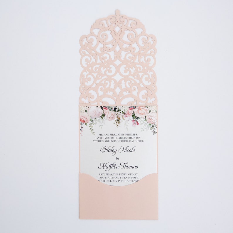 Laser Cut Folder Pocket With Jewel - Etsy