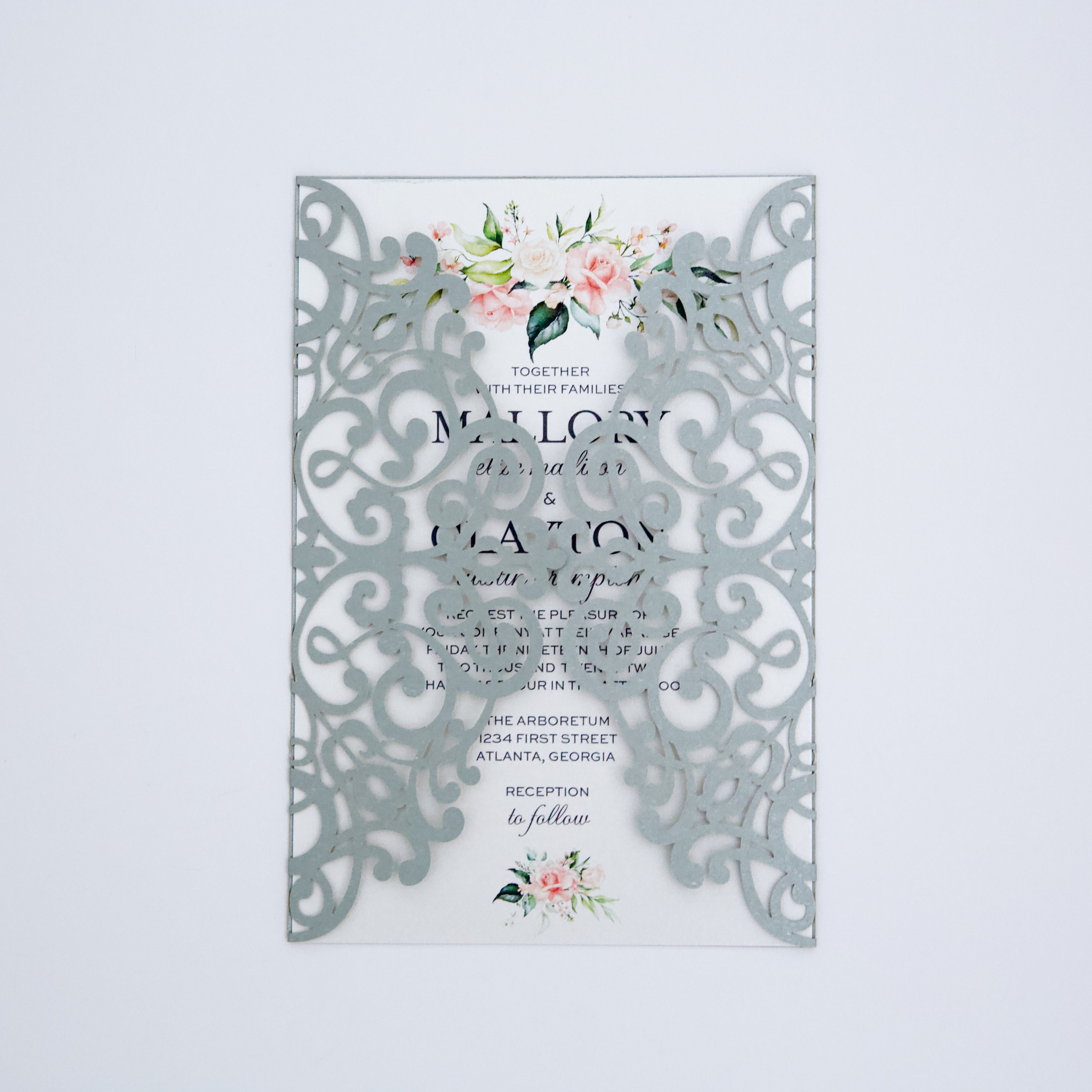 Laser Cut Invitation Folder - Etsy