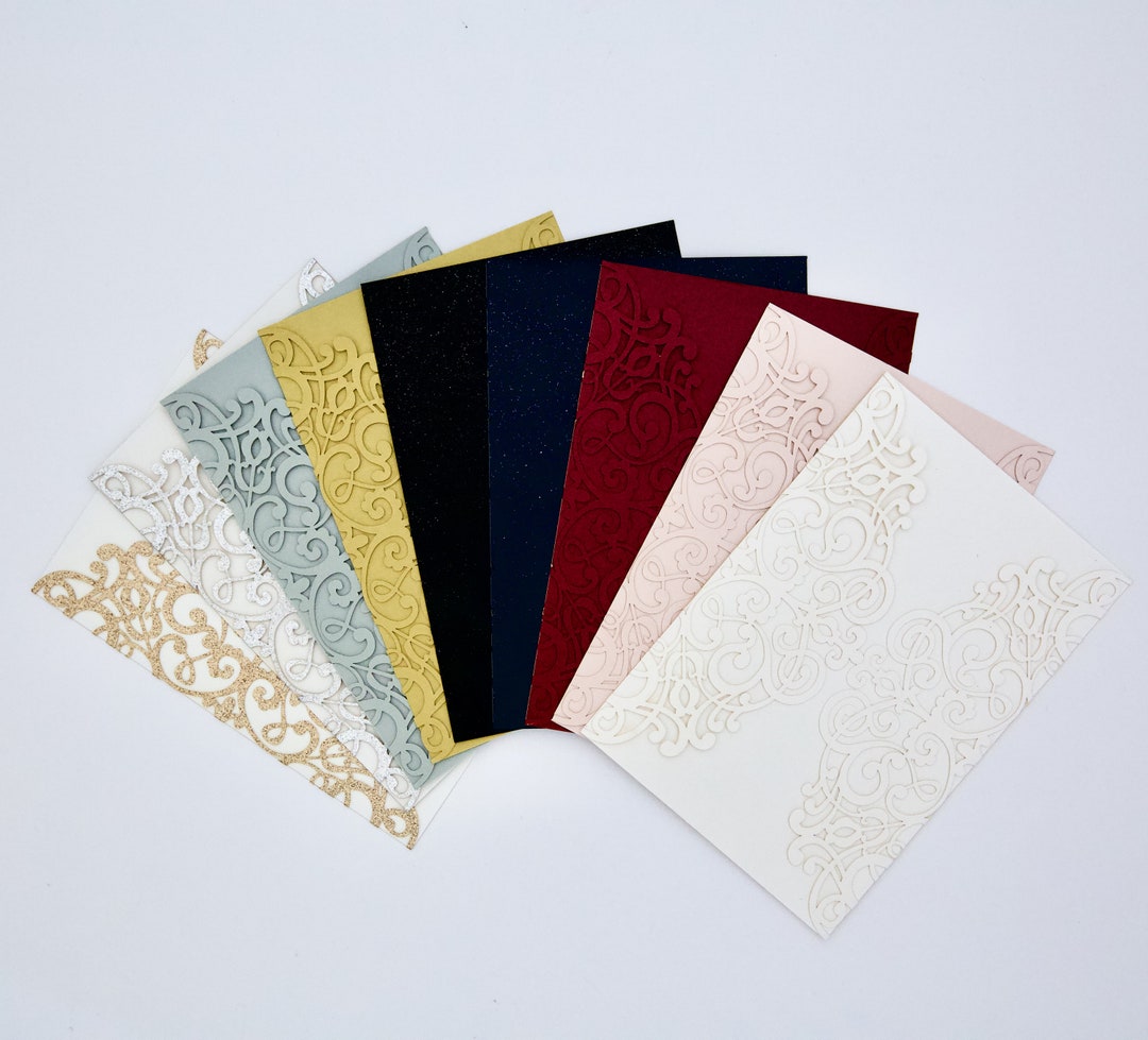 Laser Cut Invitation Folder - Etsy