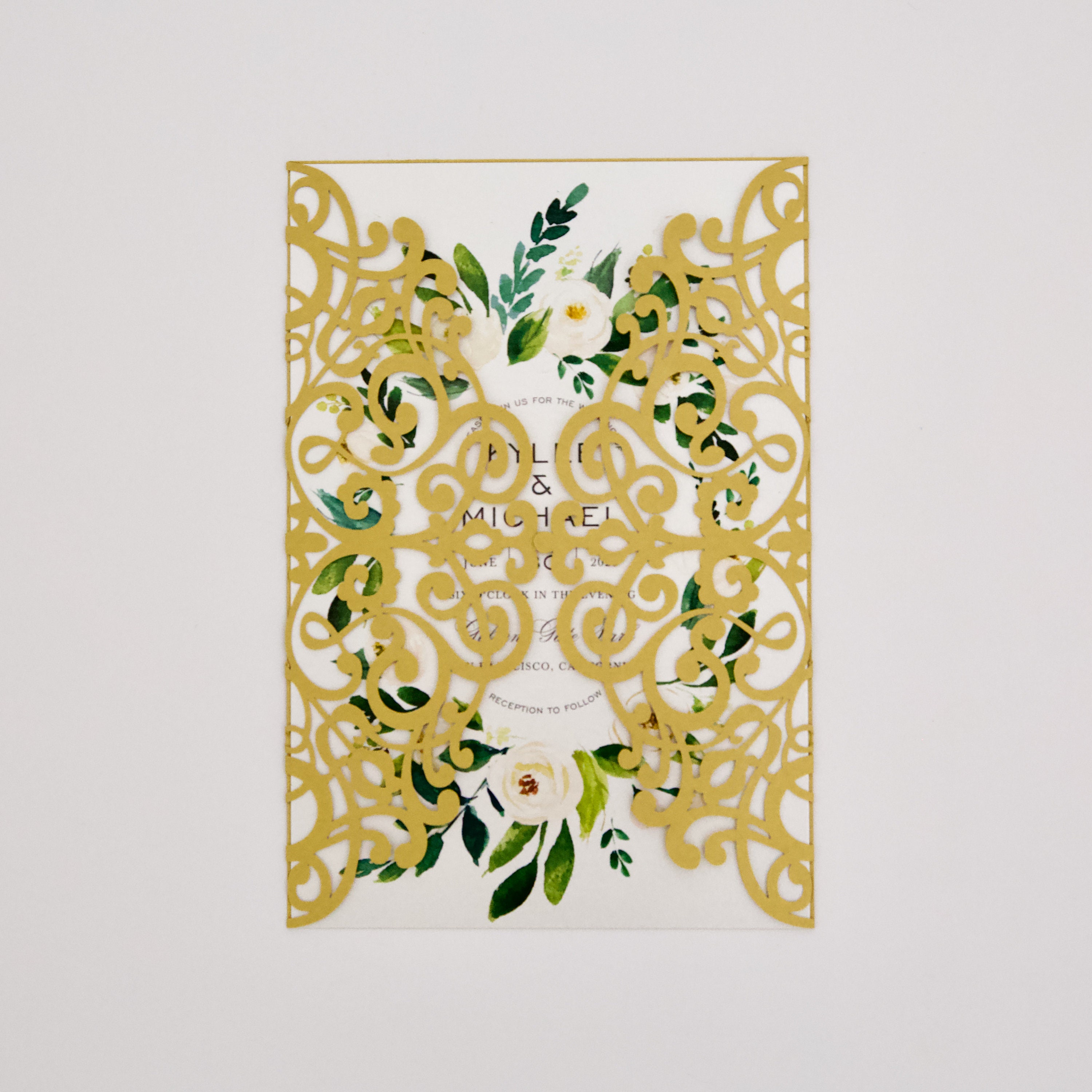 Laser Cut Invitation Folder - Etsy