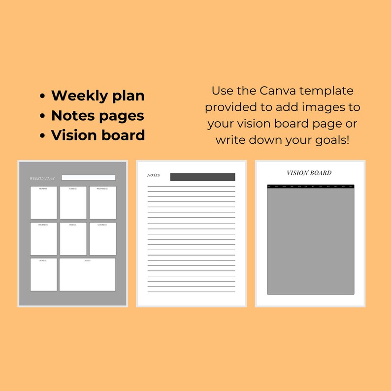 Remarkable 2 Weekly Planner 2024 Digital Planner, Monthly, Weekly ...