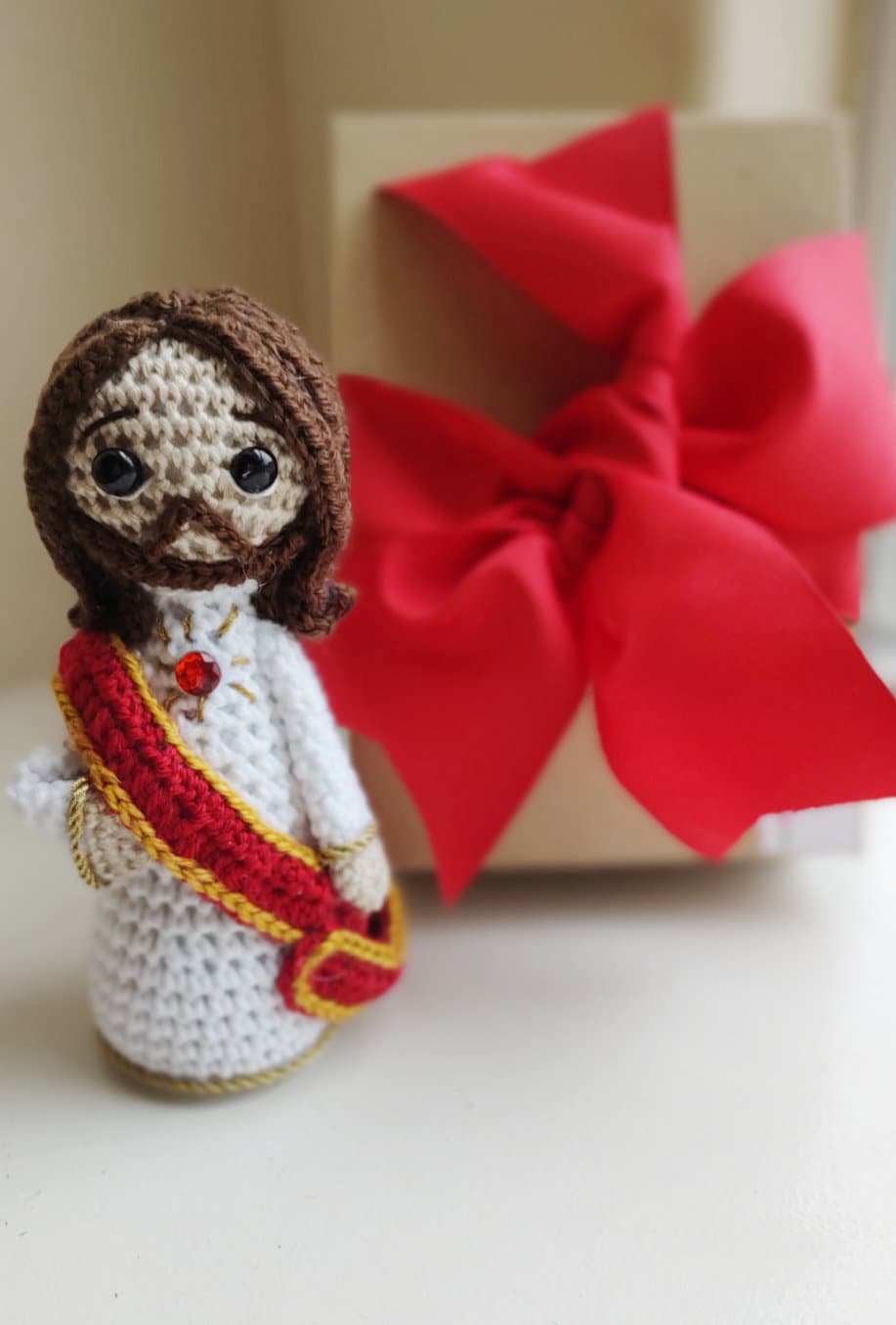 Sagrado Corazon De Jesus Crochet Amigurumi - Etsy