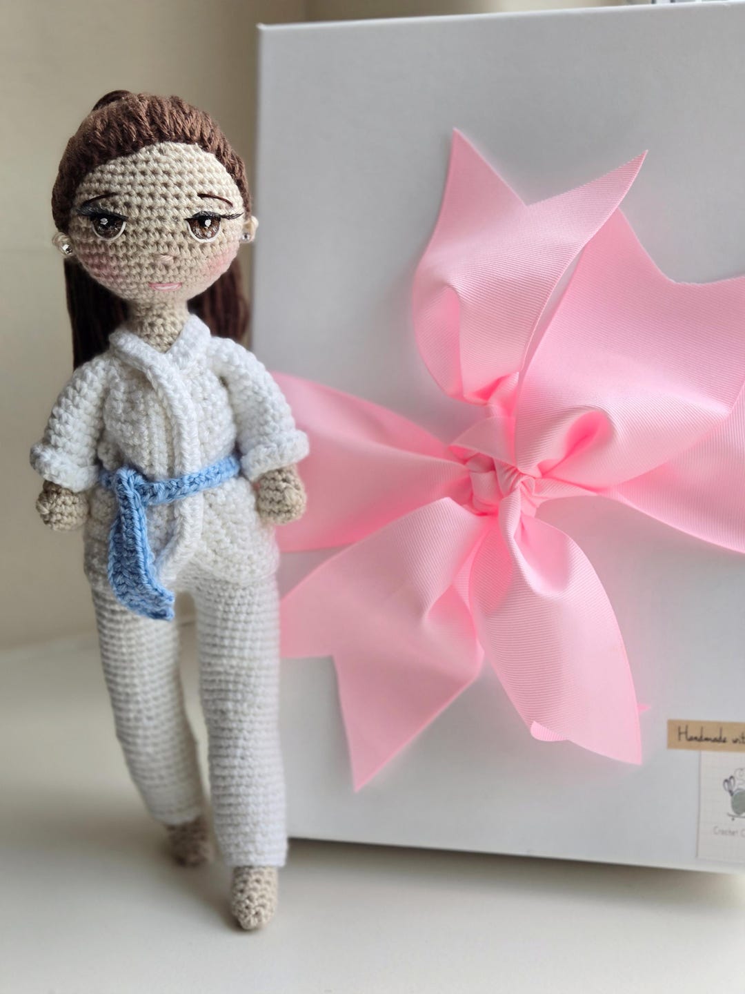Karate Girl Crochet Doll Amigurumi - Etsy