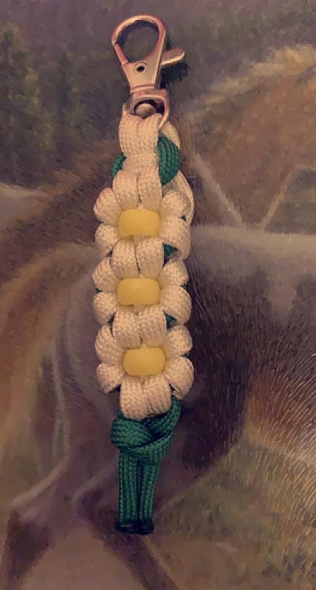 Flower Key Chain - Etsy